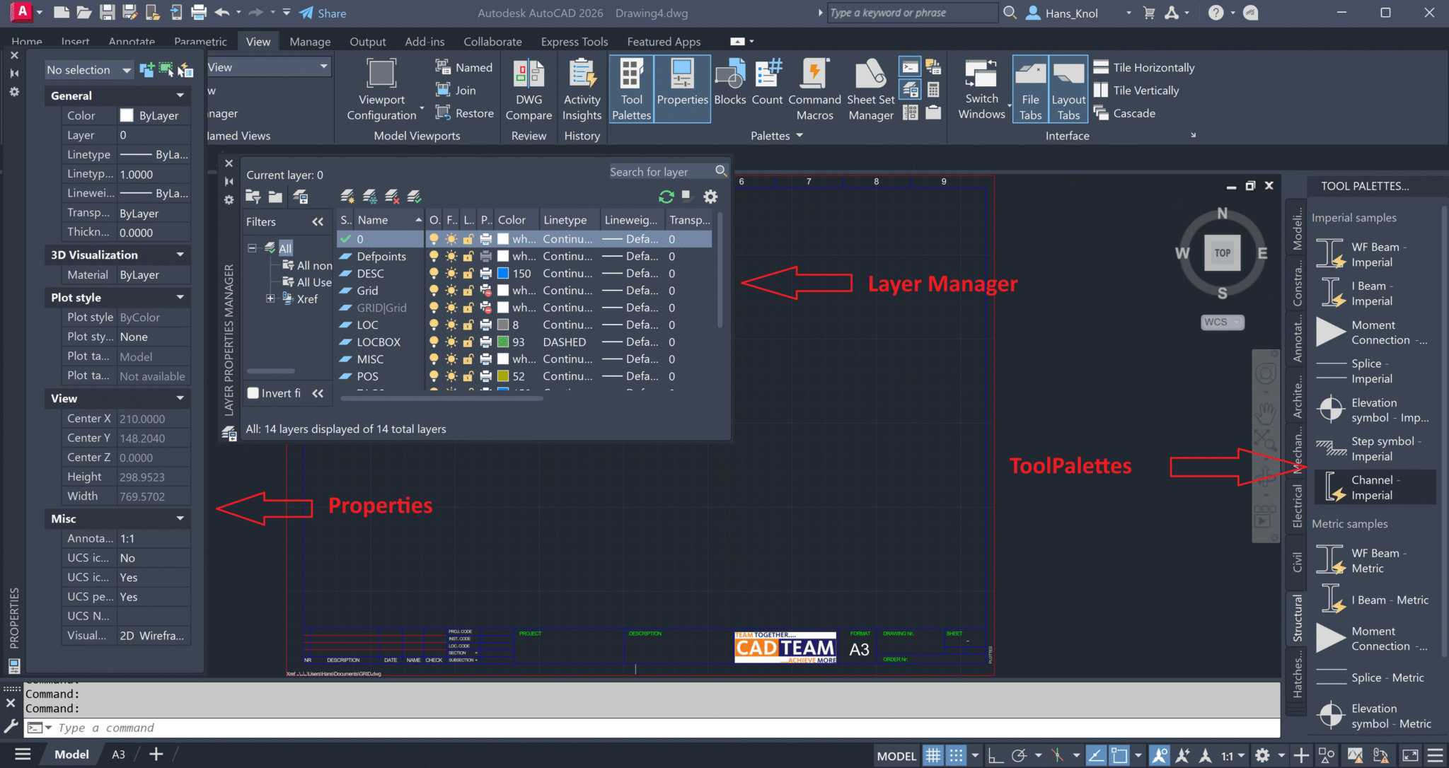 AutoCAD-interface uitgelegd: zo navigeer je als een pro